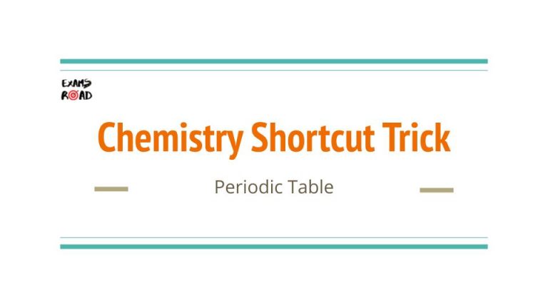 How to Memorize Chemistry Periodic Table Shortcut Tricks 2020 ...